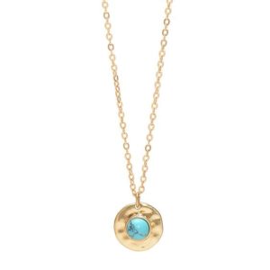 Collier pierre turquoise – La Parisienne Bijoux
